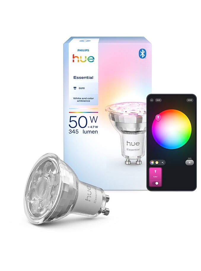 Philips Hue Essential - Color - GU10 | LEDpaerer.dk