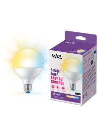EFTERÅRSUDSALG - WiZ E27 Tunable White - Globe - Ø95 - WiFi