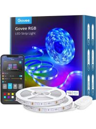 Govee - RGB Smart Wi-Fi and Bluetooth LED Strip Lights - 10m
