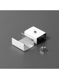 Beslag til LED Profil - Model U4 - Hvid - 20 stk